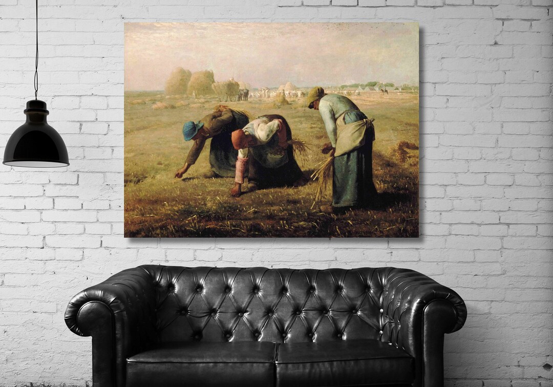 Jean François Millet the Gleaners Canvas Print Art, Jean Francois ...