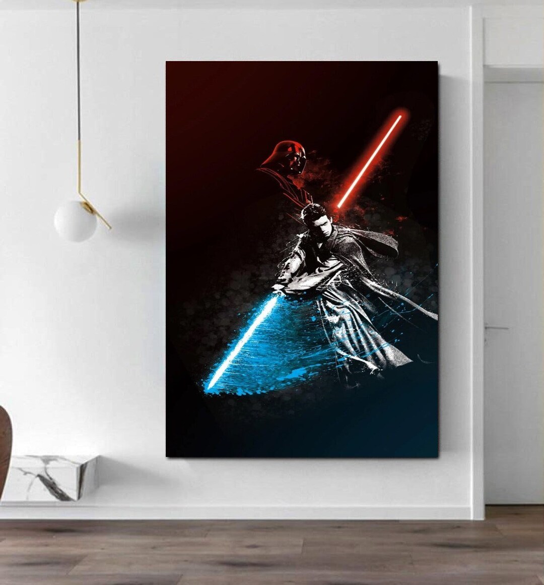 Darth Vader Anakin Skywalker Poster, Starwars Art Canvas,star Wars ...