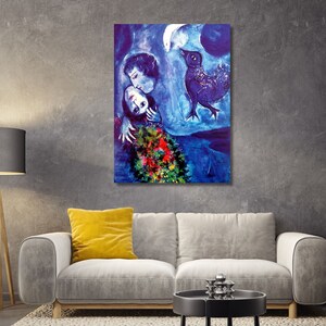 Marc CHAGALL Canvas Wall Art,marc CHAGALL Canvas Print Art,marc Chagall ...