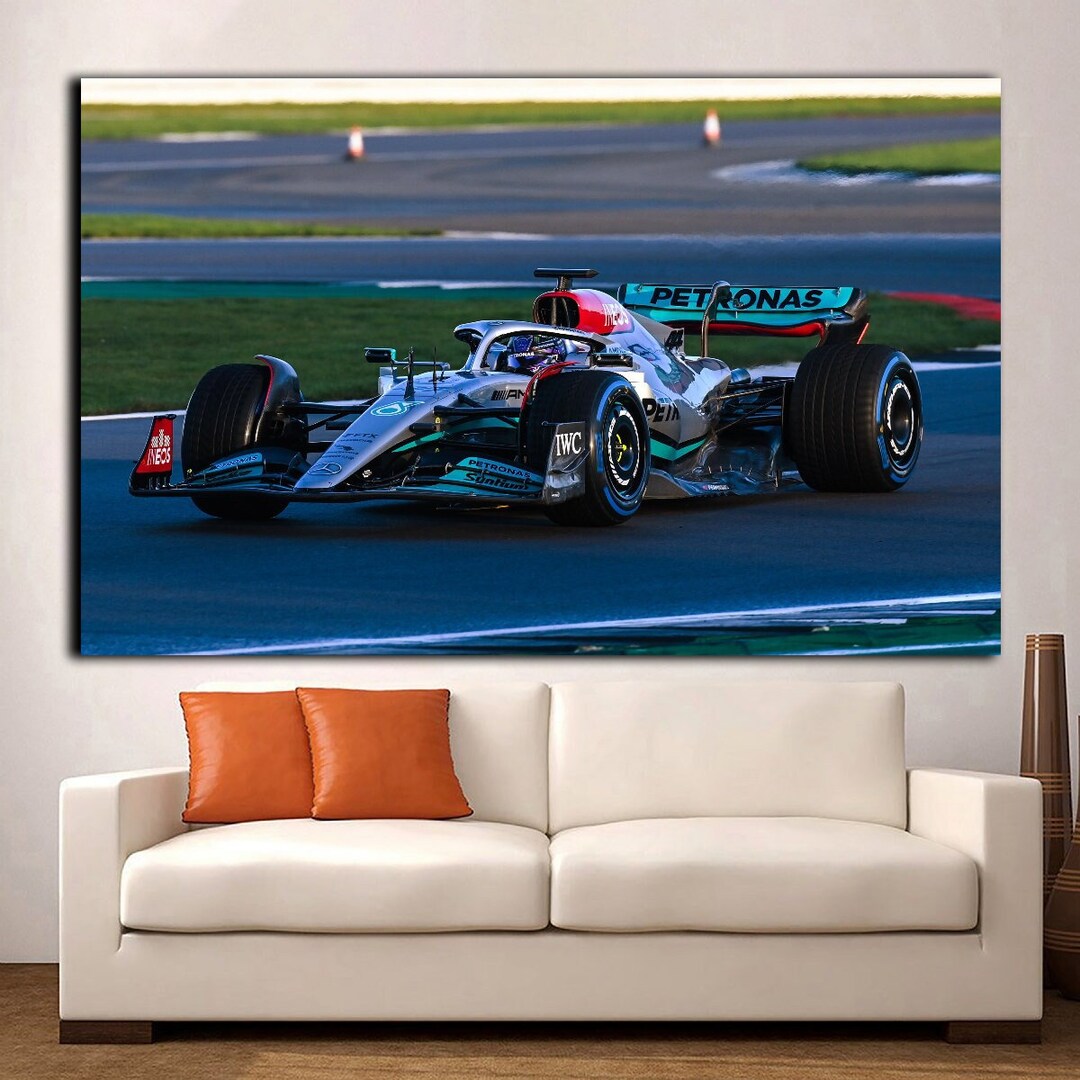 Lewis Hamilton Wall Art,hamilton Mercedes Poster, Lewis Hamilton Canvas ...