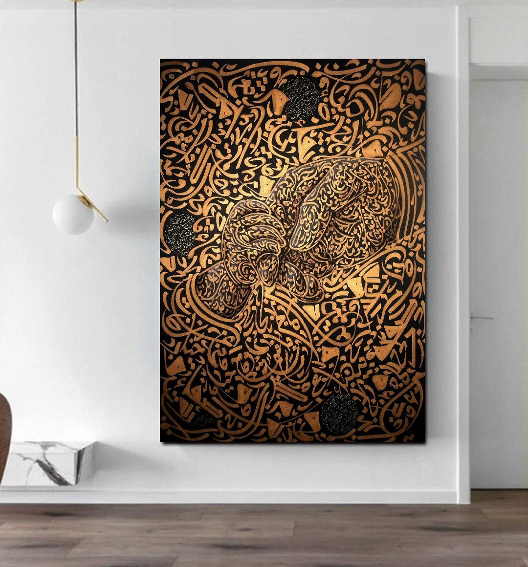 Arabic Calligraphy Canvas Wall Art,islamic Wall Art,islamic Decor Art ...