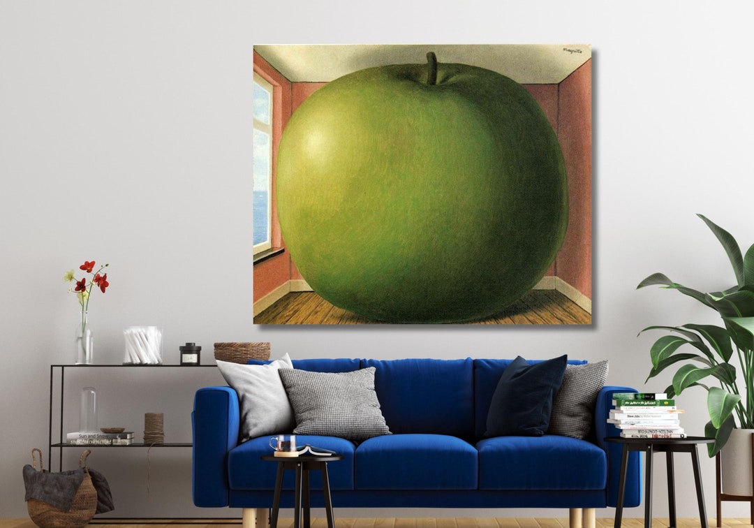 Rene Magritte the Listening Room Canvas Art, Rene Magritte Poster ...