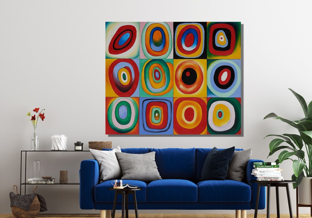 Wassily Kandinsky Color Study Poster Wall Art,wassily Kandinsky Canvas ...