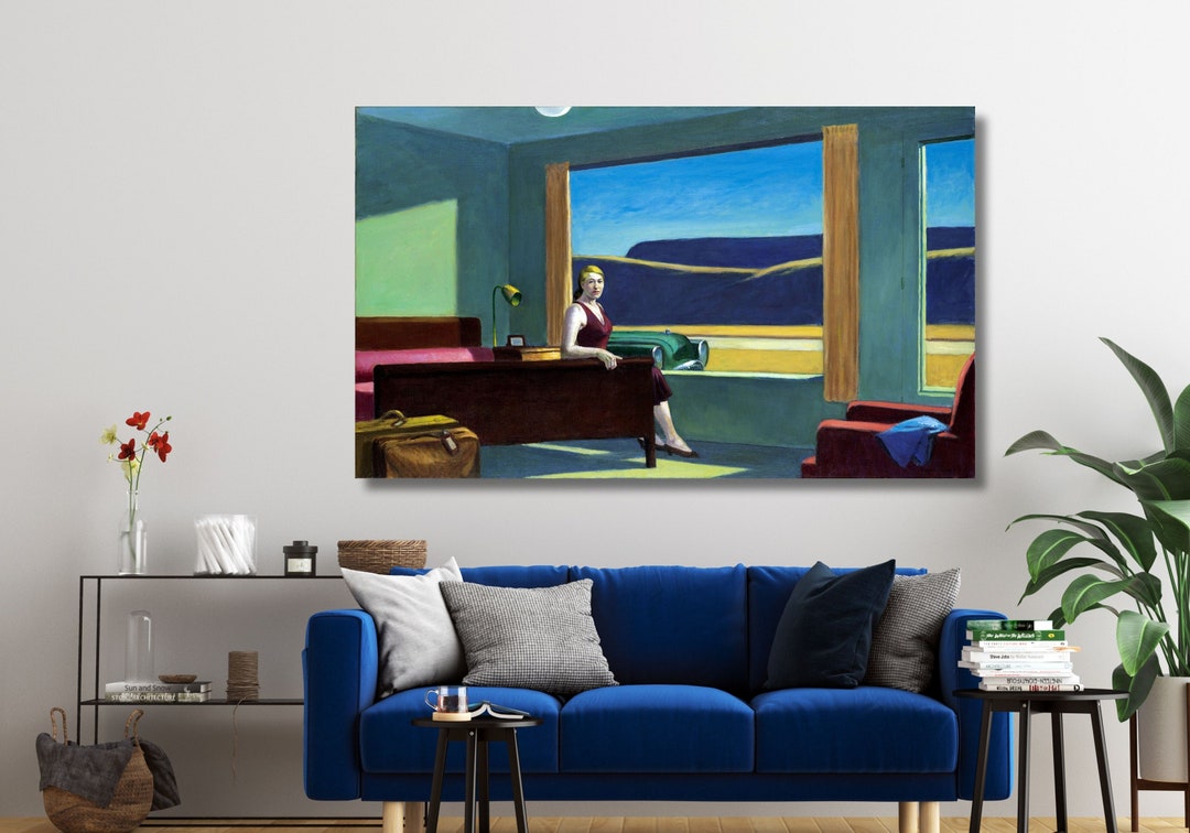 Edward Hopper Western Motel Canvas Art,edward Hopper Canvas Art,edward ...