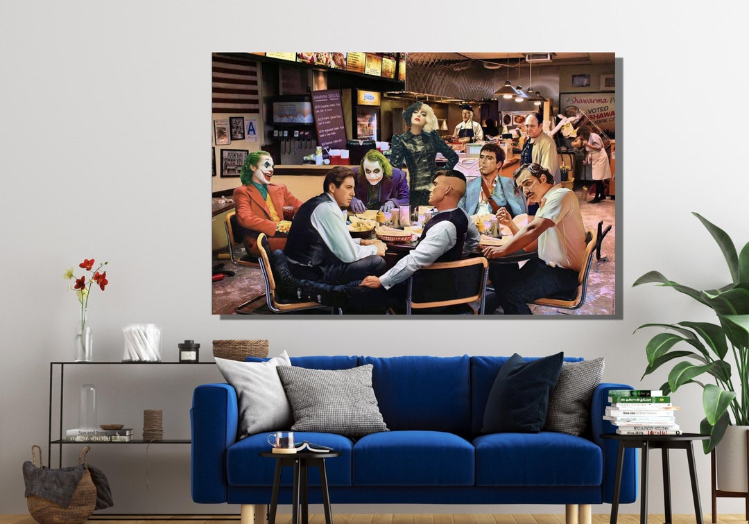 Movie Gangsters Canvas Poster,gangsters Canvas Print,the Godfather Art ...