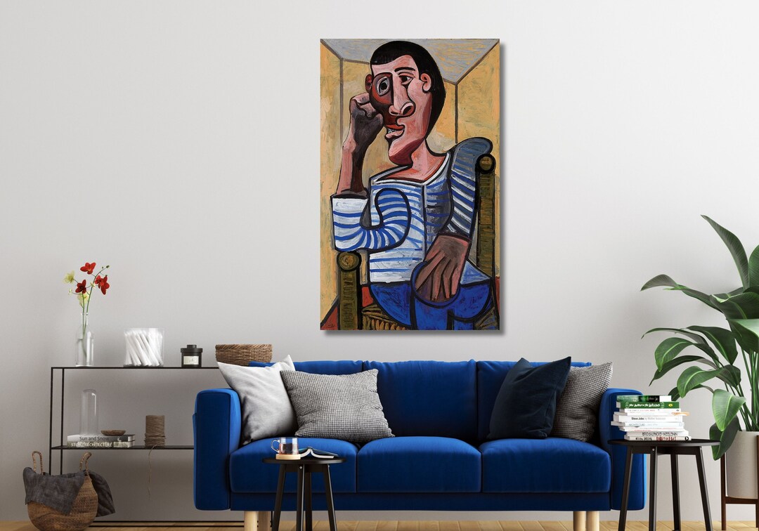 Pablo Picasso's Sailor Canvas Wall Art,picasso Canvas Decor,picasso ...