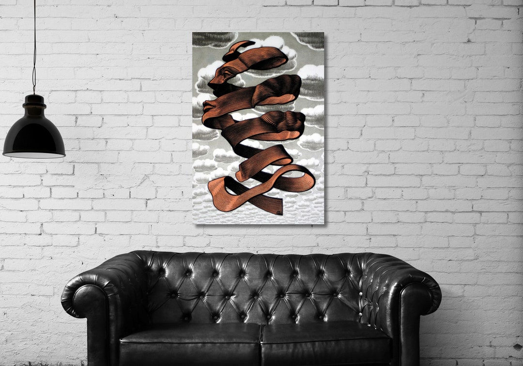 Rind by Maurits Cornelis Escher Canvas Wall Art,maurits Cornelis Escher ...