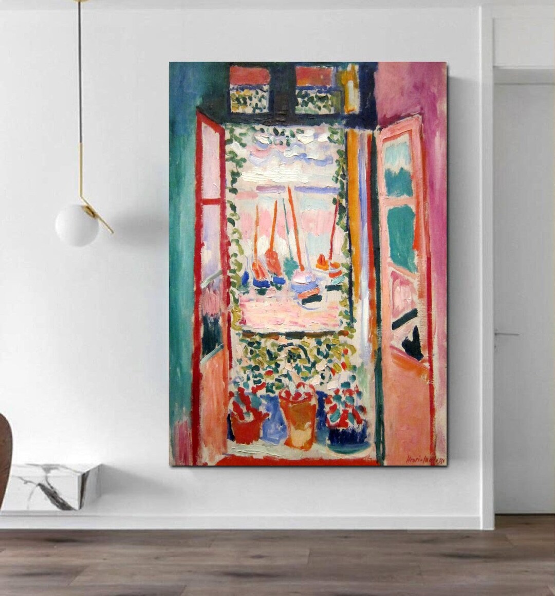 Henri Matisse the Open Window Wall Art Henri Matisse Print Henri ...