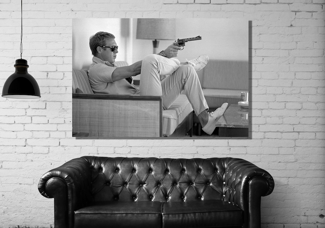 Steve Mcqueen Print, Steve Mcqueen, Steve Mcqueen Canvas Wall Art ...