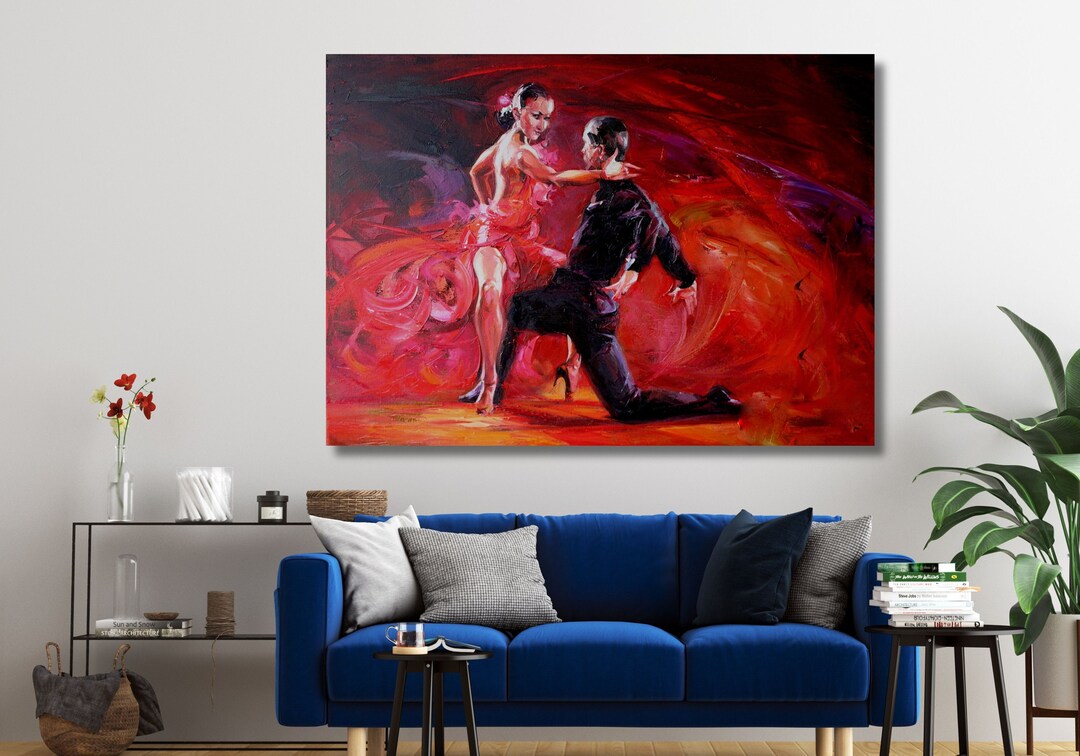 Tango Canvas Wall Art,tango Wall Art Decor,home Decor, Large Wall Art ...
