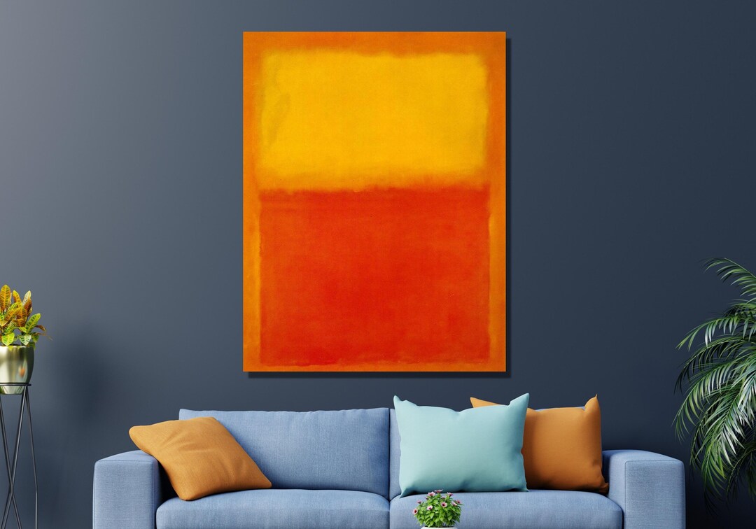 Rothko Wall Art Mark Rothko Rothko Untitled Reproduction Rothko Print ...