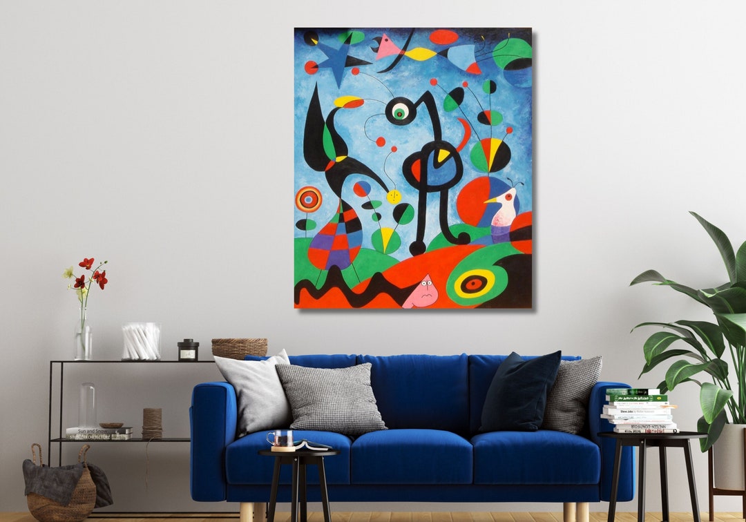Joan Miró the Garden 1925 Canvas,joan Miro Poster, Joan Miro Exhibition ...