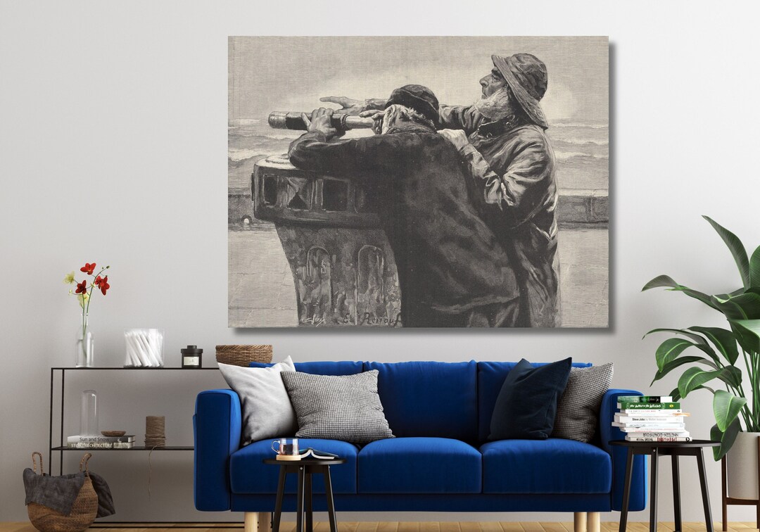 Emile Renouf Poster Print Art, Émile Renouf Les Guetteurs Canvas ...
