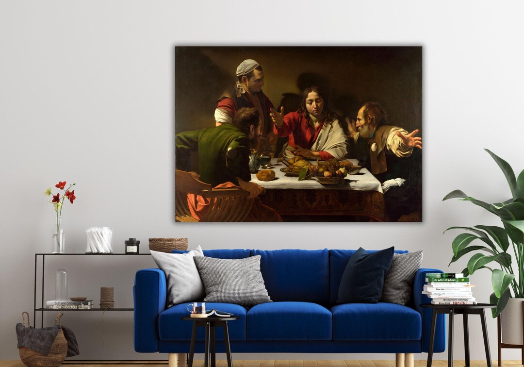 Supper at Emmaus by Caravaggio Canvas,caravaggio Print,reproduction ...