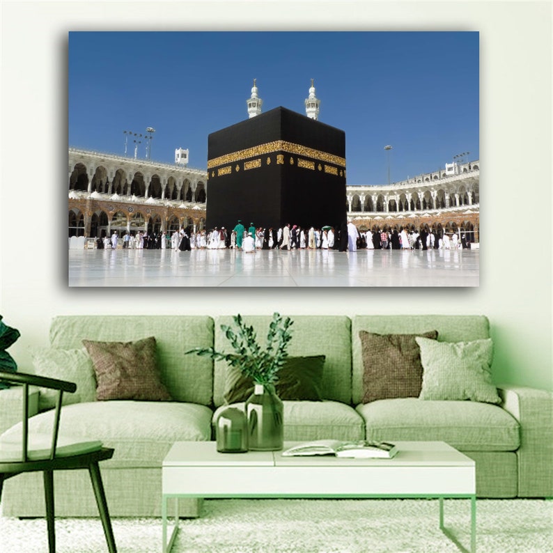 Kaaba Wall Art Islamic Wall Art Islamic Home Decor Islamic Art Arabic ...