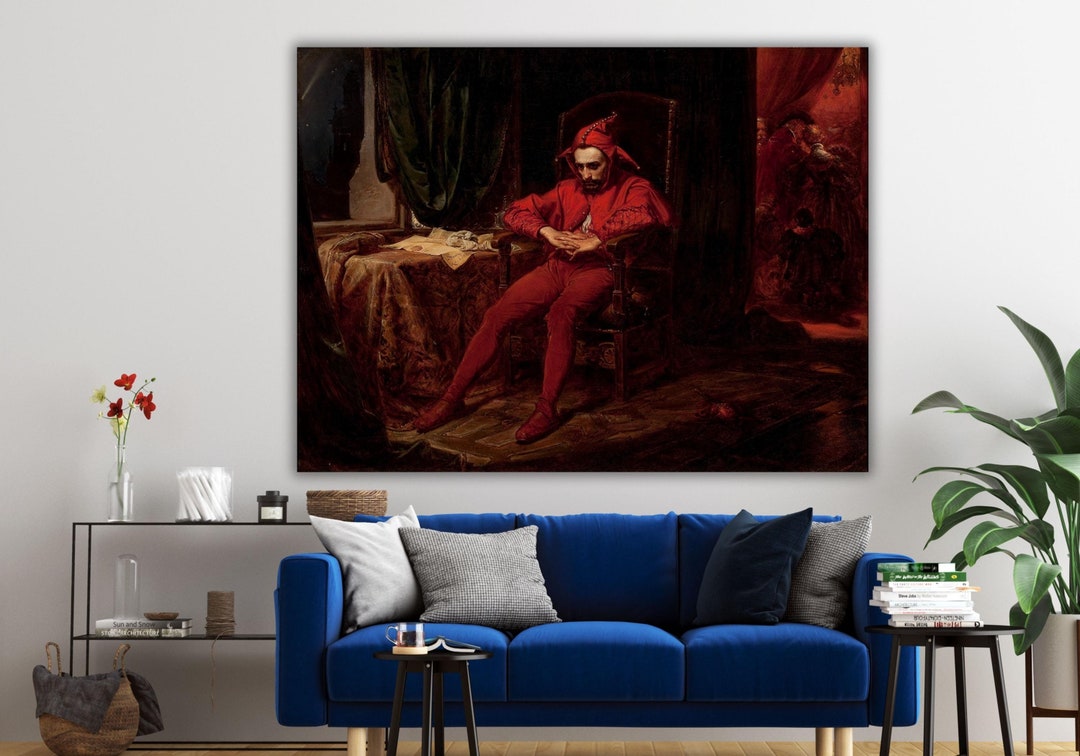 The Sad Jester by Jan Matejko Print,stańczyk by Jan Matejko Canvas ...