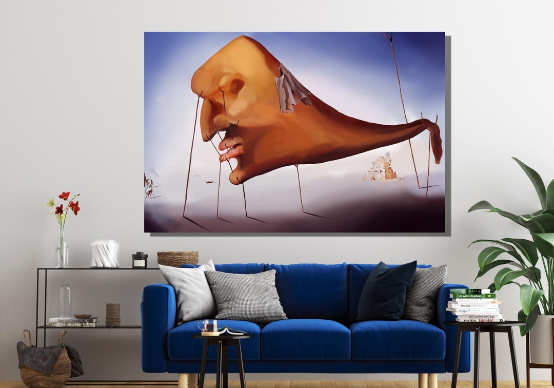 Salvador Dali Sleep (le Sommeil) Art Print Dali Canvas Sleep Wall Art ...