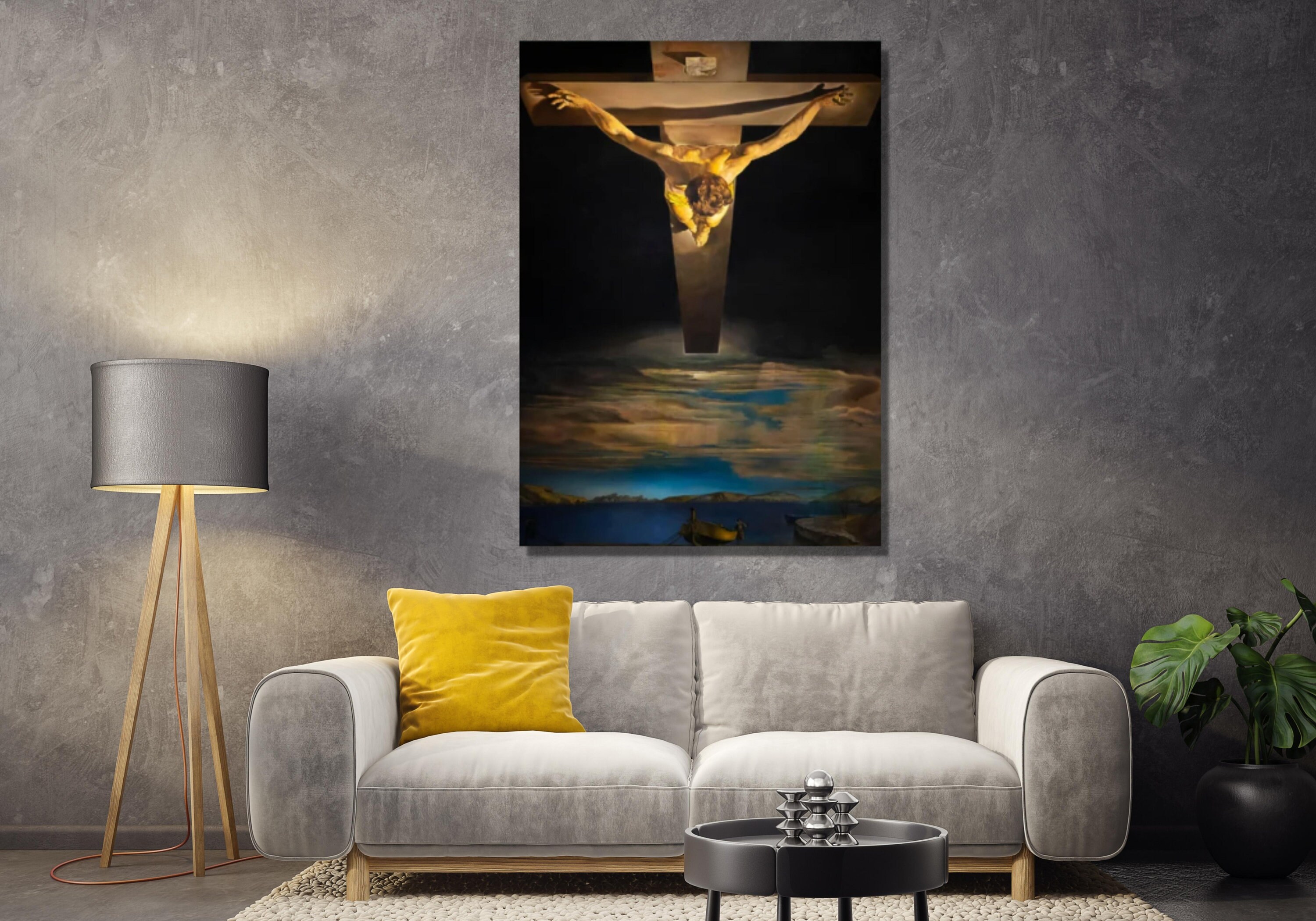 Christ of St John of the Cross by Salvador Dali Canvas Wall Art Print ...