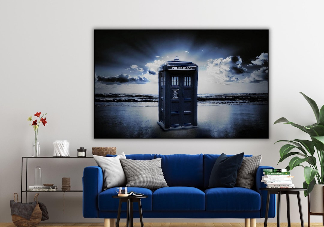 Doctor Who Tardis Box Wall Art Doctor Who Tardis Canvas Print Painting ...