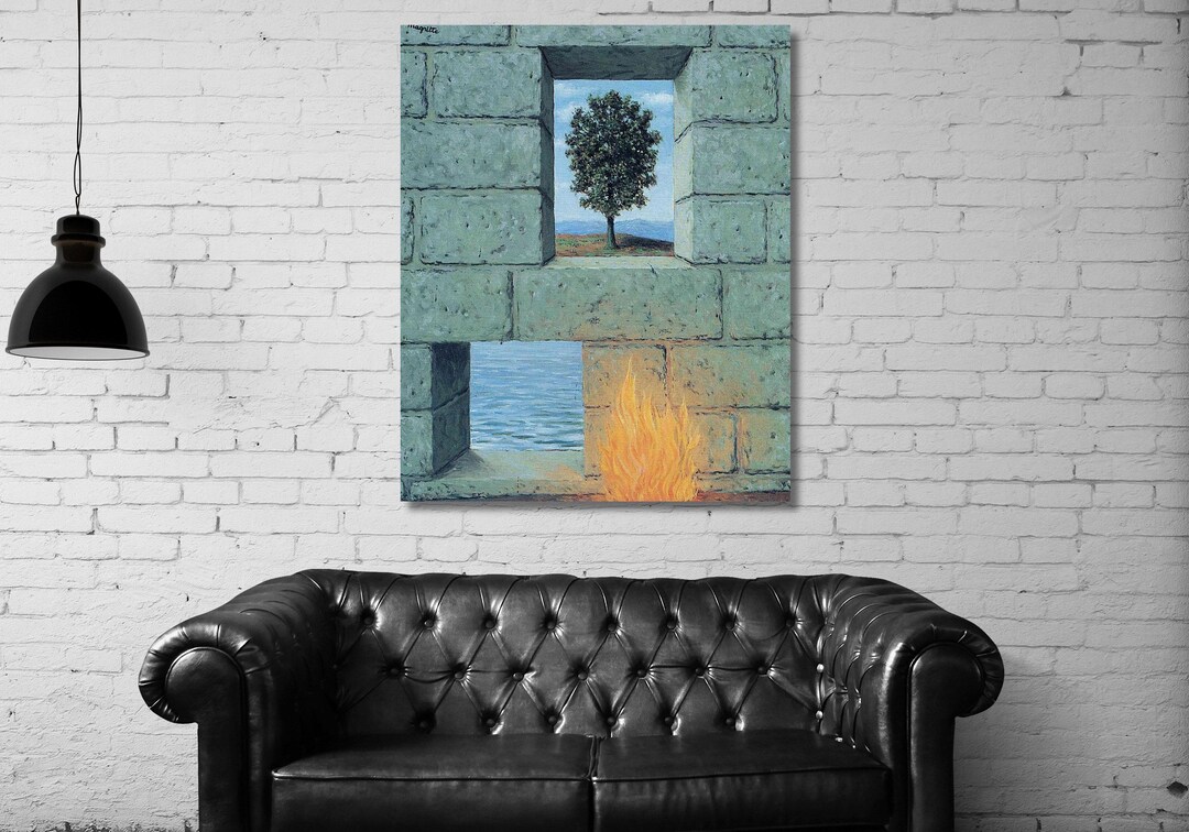 René Magritte Mental Complacency Canvas Print, Rene Magritte Wall Art ...