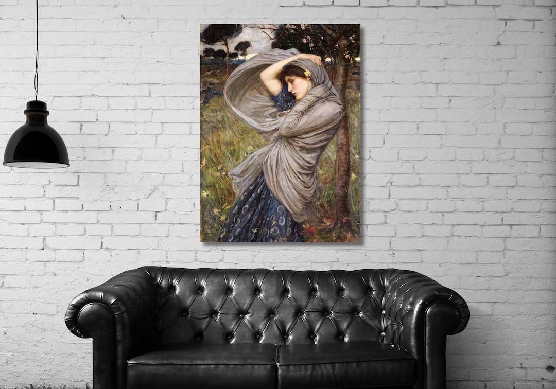John William Waterhouse Boreas Canvas Art, John William Decor,modern ...