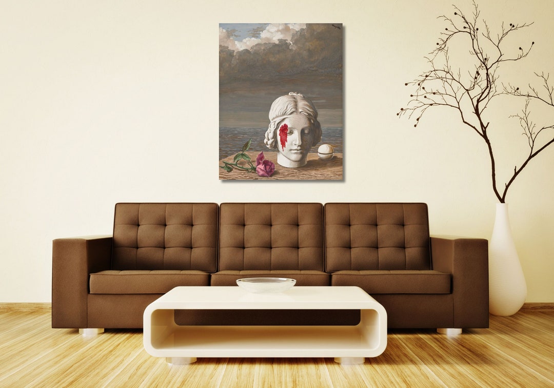 Rene Magritte La Memoire Canvas,memory of Rene Magritte Wall Art,rene ...