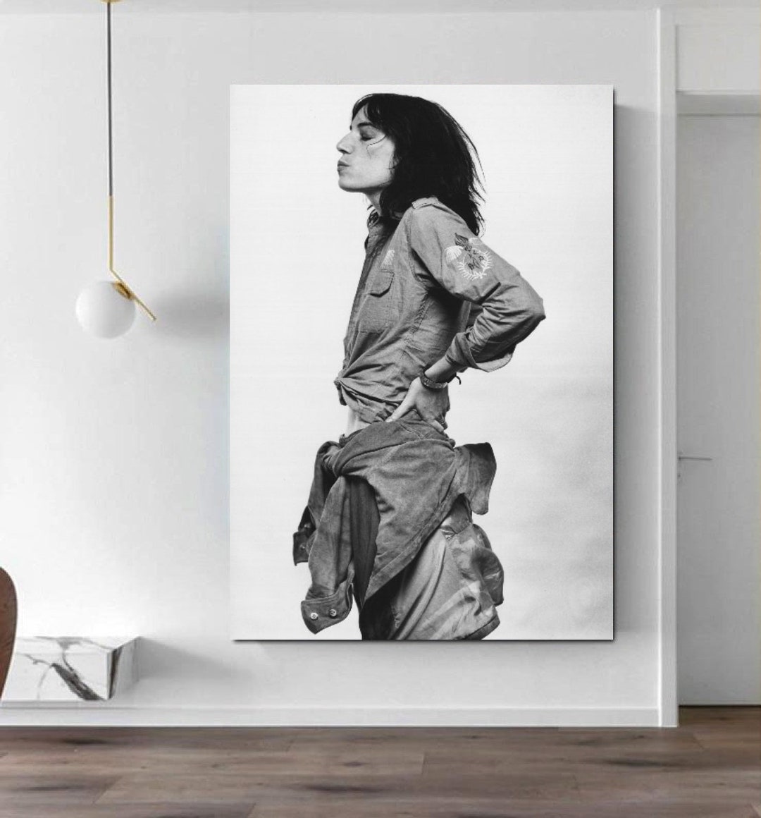 Patti Smith Poster, Amsterdam 1976, Patti Smith Wall Art, Singer Poster ...
