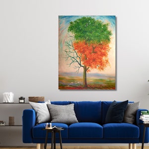 René Magritte Tree Canvas Wall Art, René Magrittetree Poster Wall Art ...