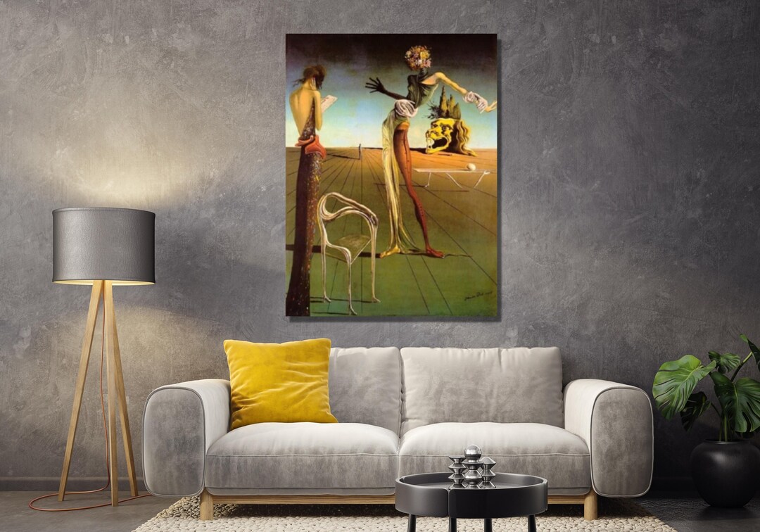 Salvador Dali Poster Woman by Salvador Dali Canvas Wall Art Print ...