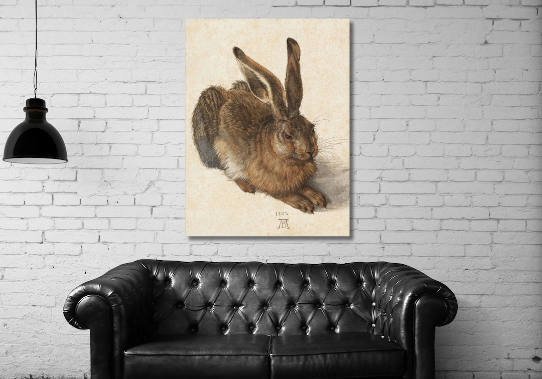 Albrecht Durer Young Hare Art Print, Albrecht Durer Print Art, Rabbit ...