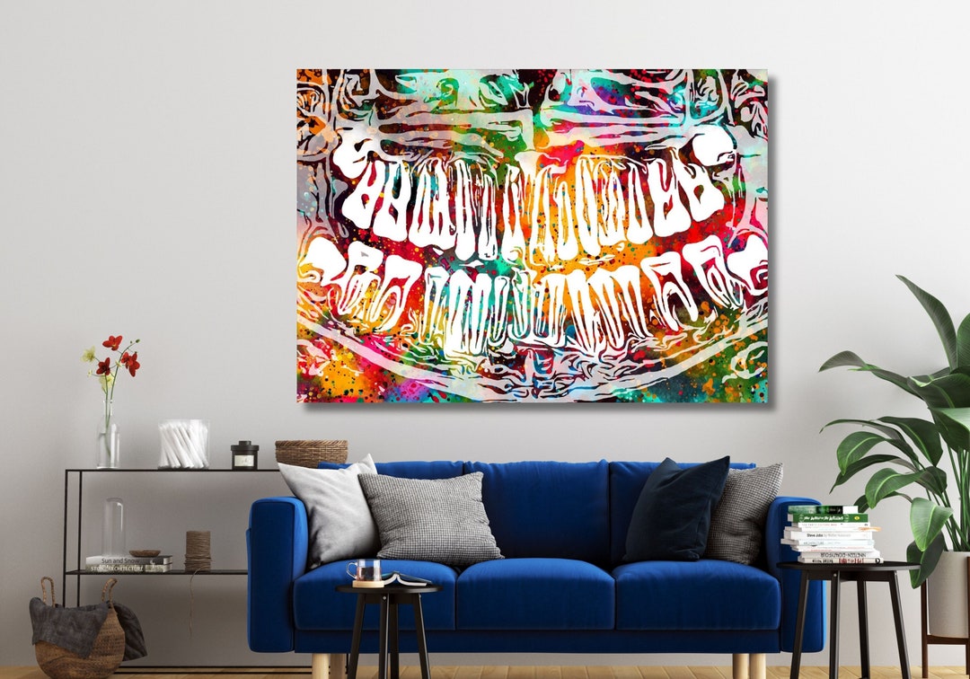 Abstract Teeth Canvas Wall Art, Dental Clinic Poster, Gift for the ...