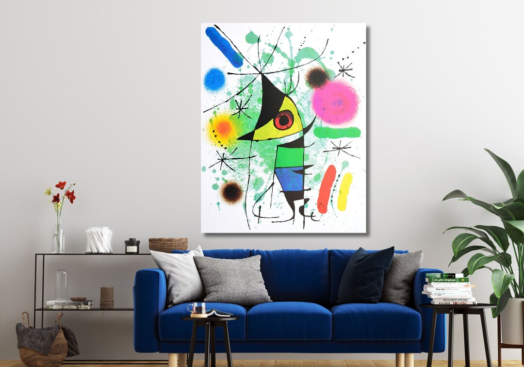 The Singing Fish by Joan Miro Canvas Print, Joan Miro Poster,joan Miro ...