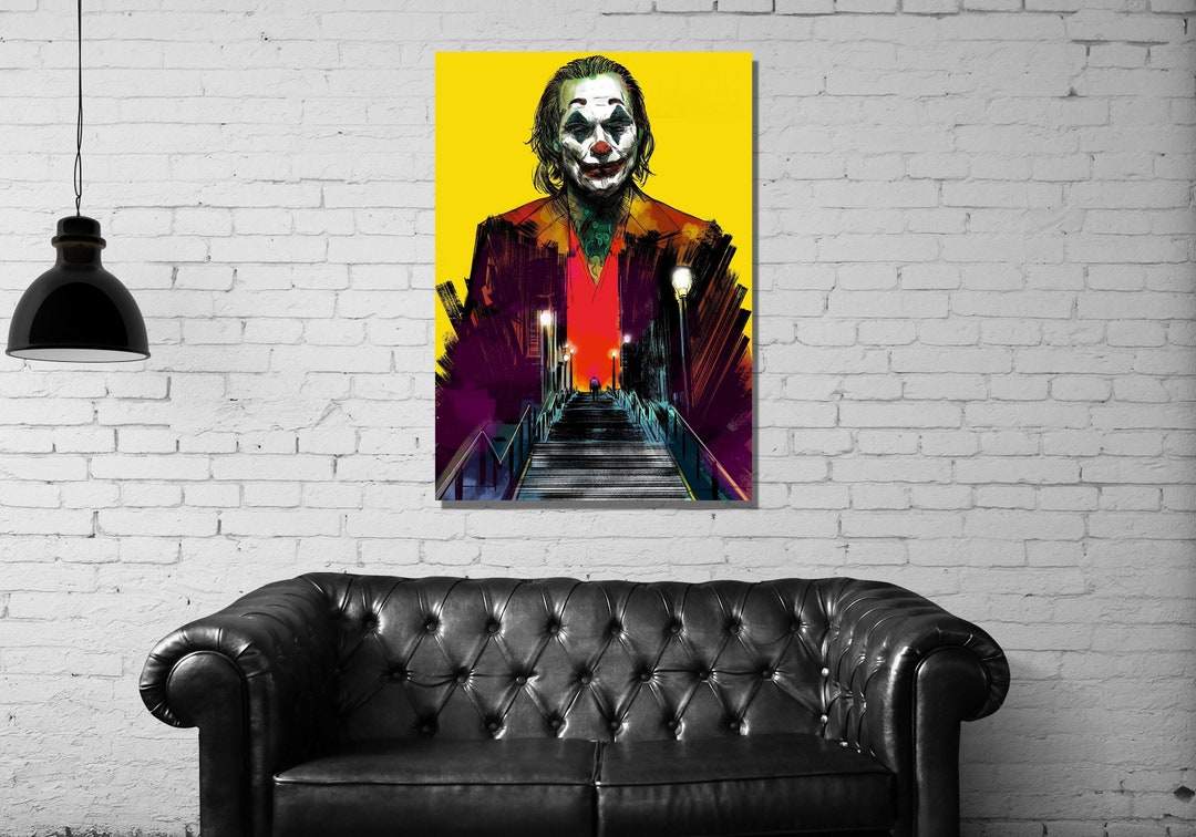 Joker Canvas,joker Canvas Printing Wall Art,canvas Wall Art,house ...
