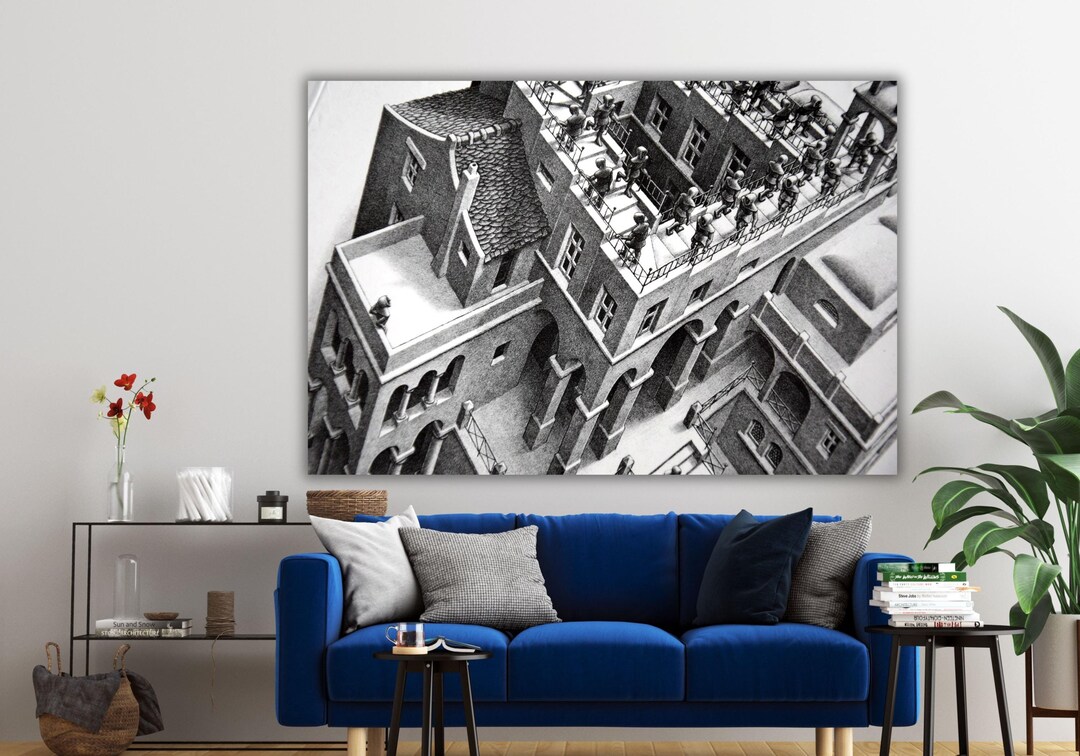 Maurits Cornelis Escher Angels and Demons Canvas,maurits Cornelis ...