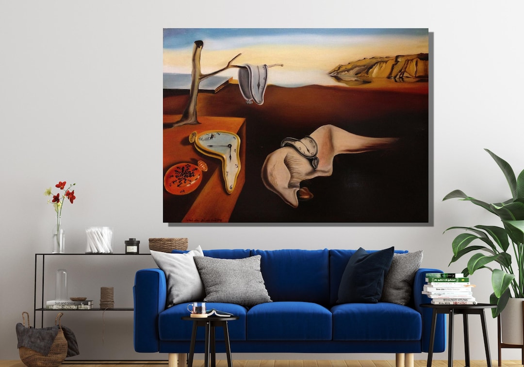 Artwork Melting Watches Clocks Surrealism Art,salvador Dali Poster ...