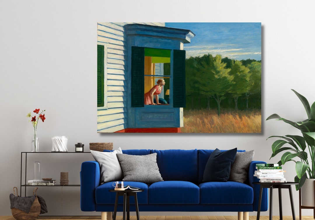 Edward Hopper Cape Cod Morning 1950 Canvas Art,edward Hopper Canvas Art ...