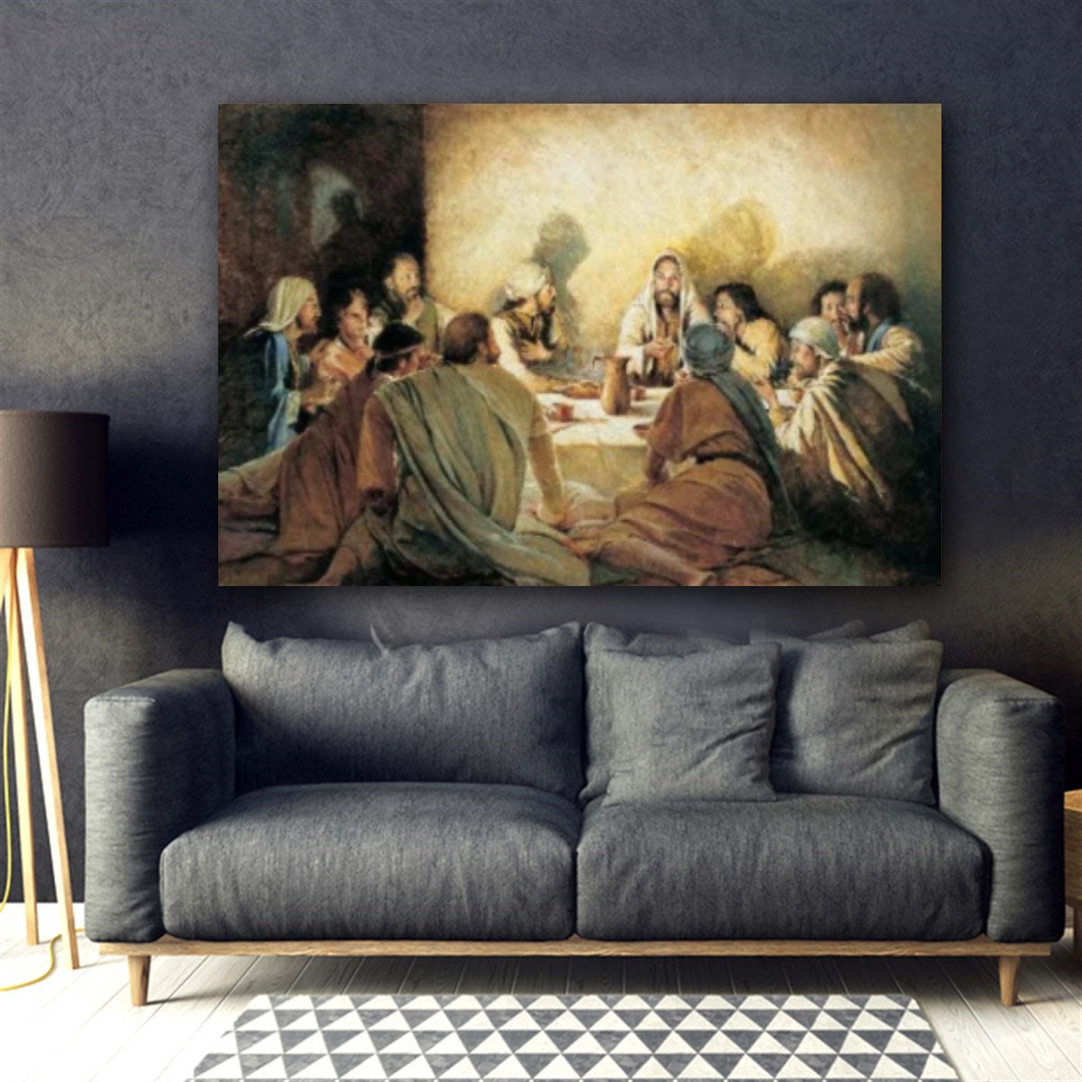 Last Supper Canvas Last Supper Wall Art Last Supper Canvas Set - Etsy