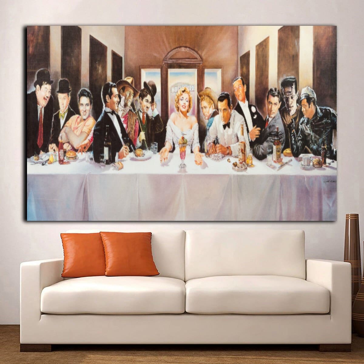 The Last Supper Celebrities the Last Supper Poster Cinema - Etsy Canada