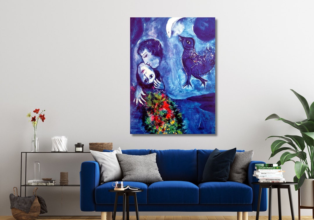 Marc CHAGALL Canvas Wall Art,marc CHAGALL Canvas Print Art,marc Chagall ...
