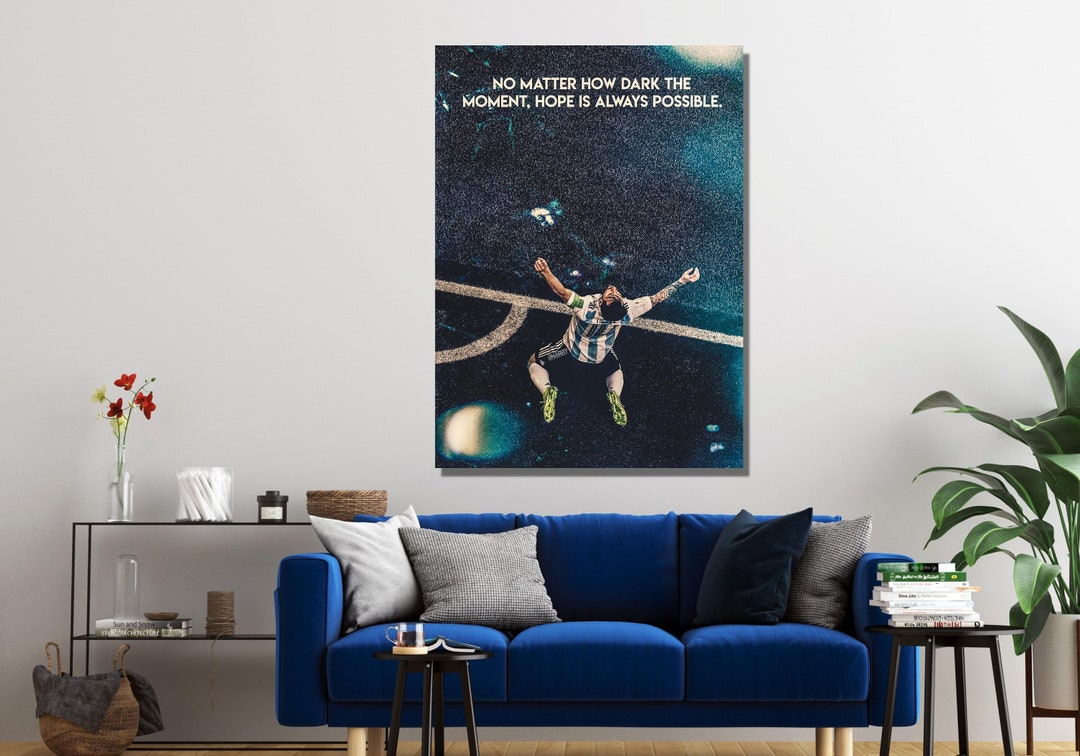 Lionel Messi,lionel Messi Poster, Lionel Messi Print, Messi Canvas ...