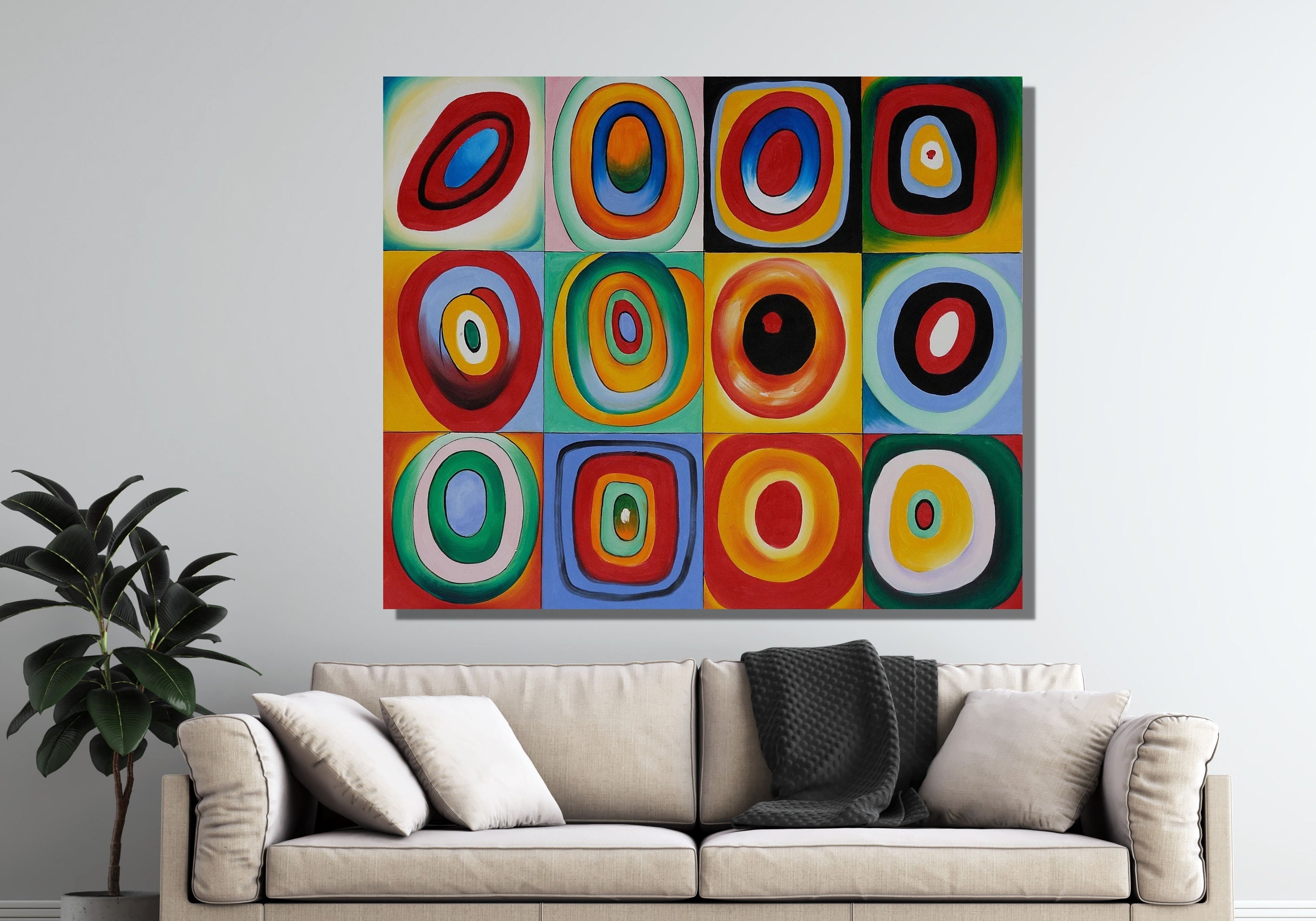 Wassily Kandinsky Color Study Poster Wall Art, Modern Canvas Art,large ...