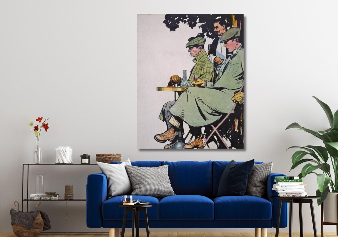 Edward Hopper Men Seated at Cafe Table Canvas Wall Art Canvas Gallery ...