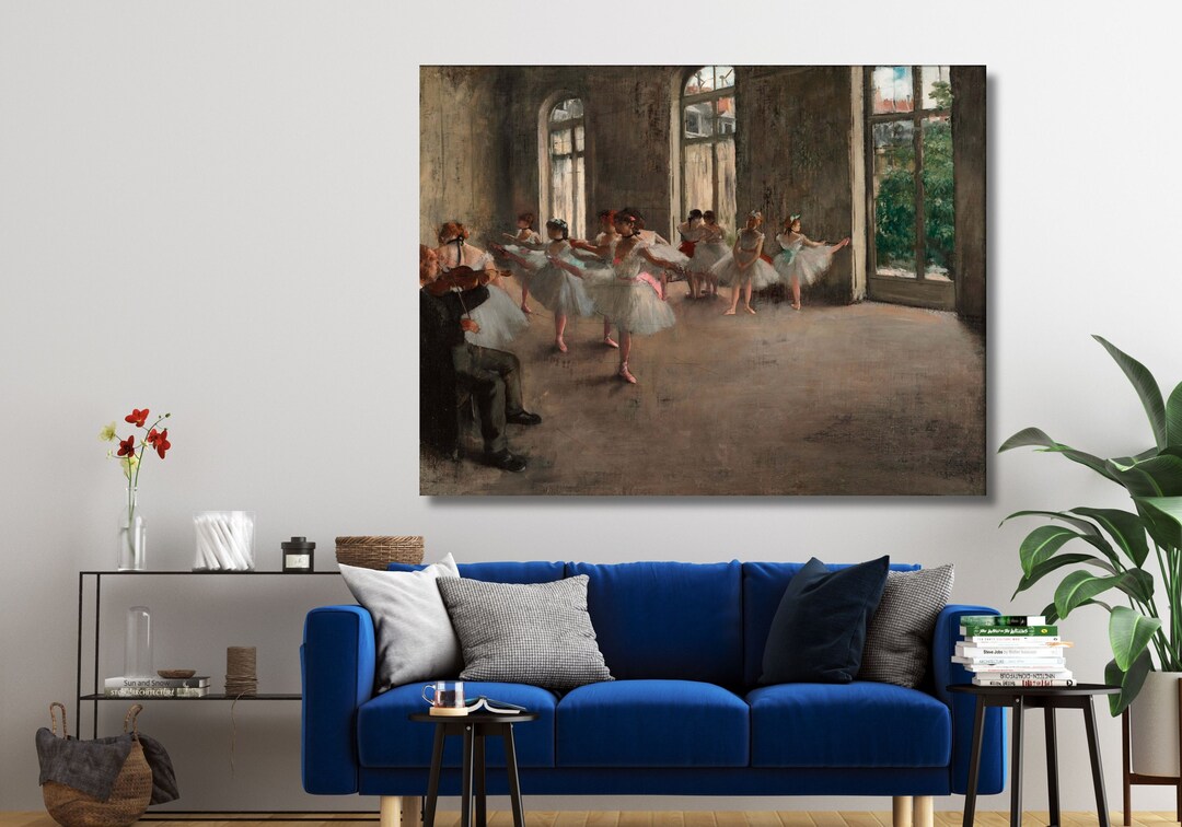 Edgar Degas Ballet Rehearsal Canvas Wall Art, Dance Art Print,modern ...