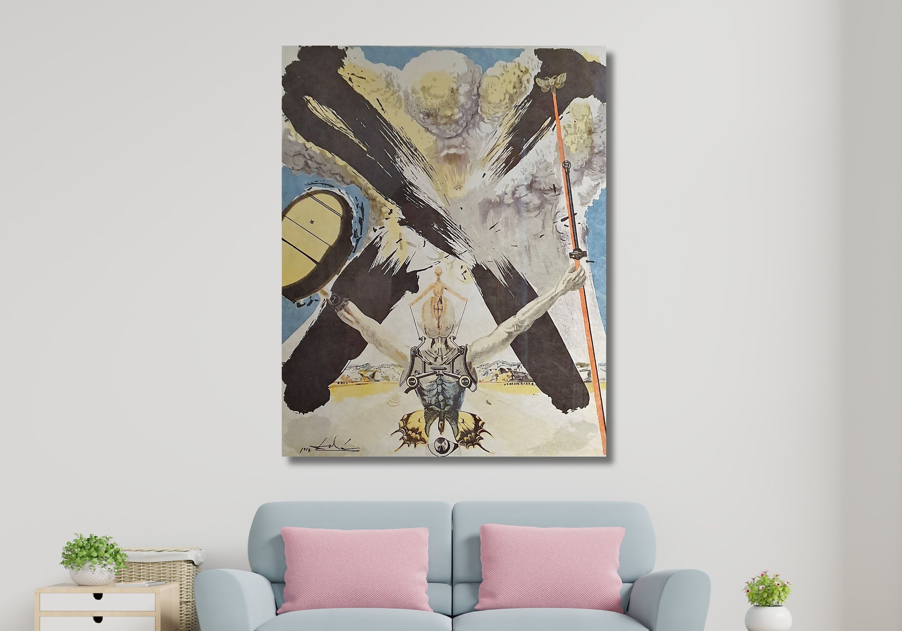 Salvador Dali,salvador Dali Time Travelling Canvas,salvador Dali ...