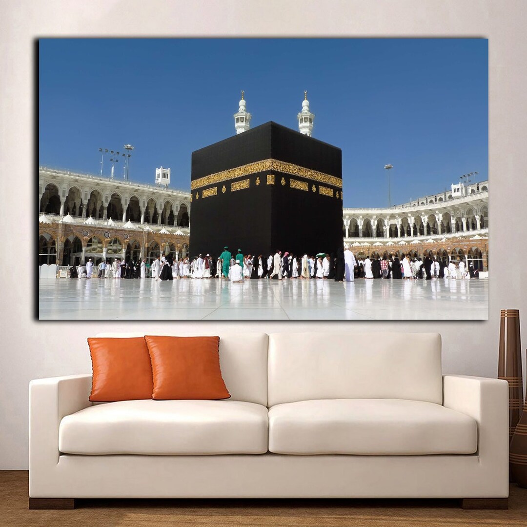 Kaaba Wall Art Islamic Wall Art Islamic Home Decor Islamic Art Arabic ...