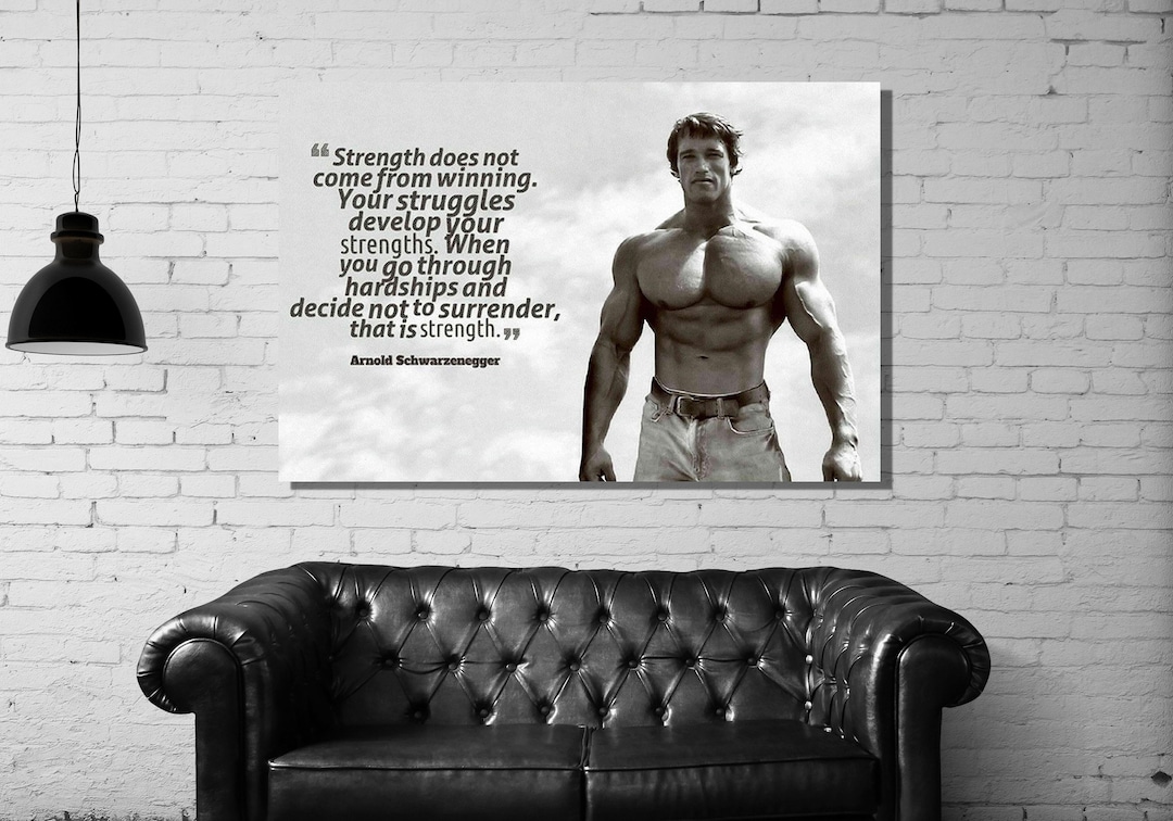 Arnold Schwarzenegger Print Art,arnold Schwarzenegger Canvas Wall Art ...