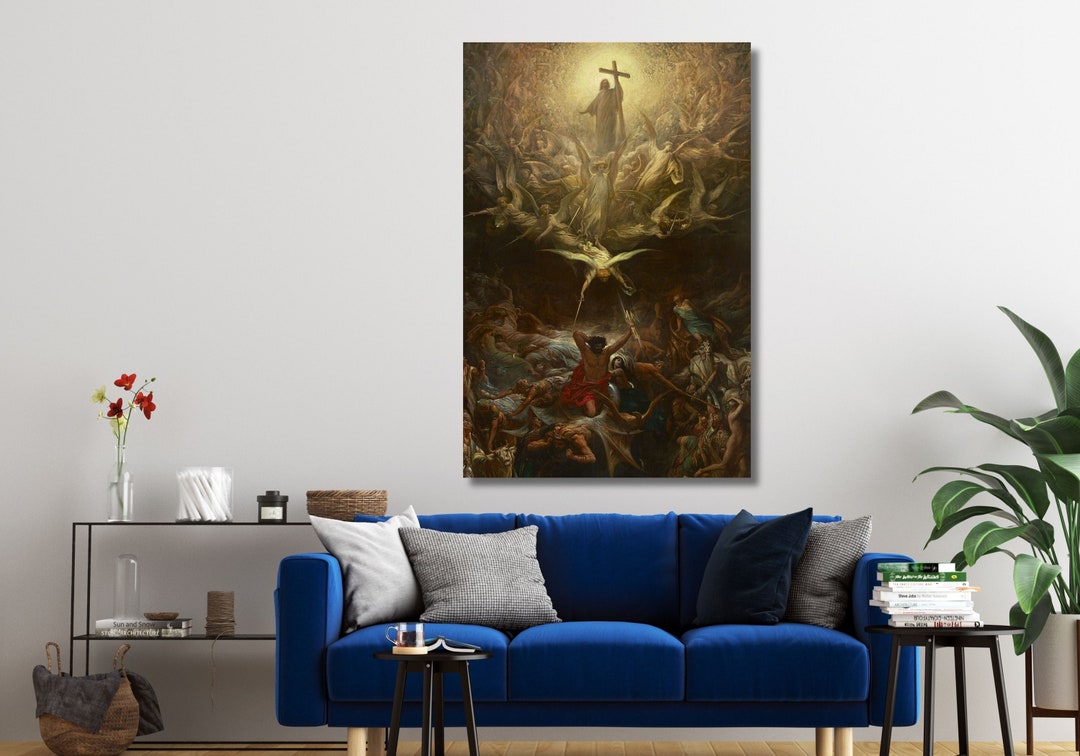 Gustave Dore the Triumph of Christianity Over Paganism Canvas,jesus ...