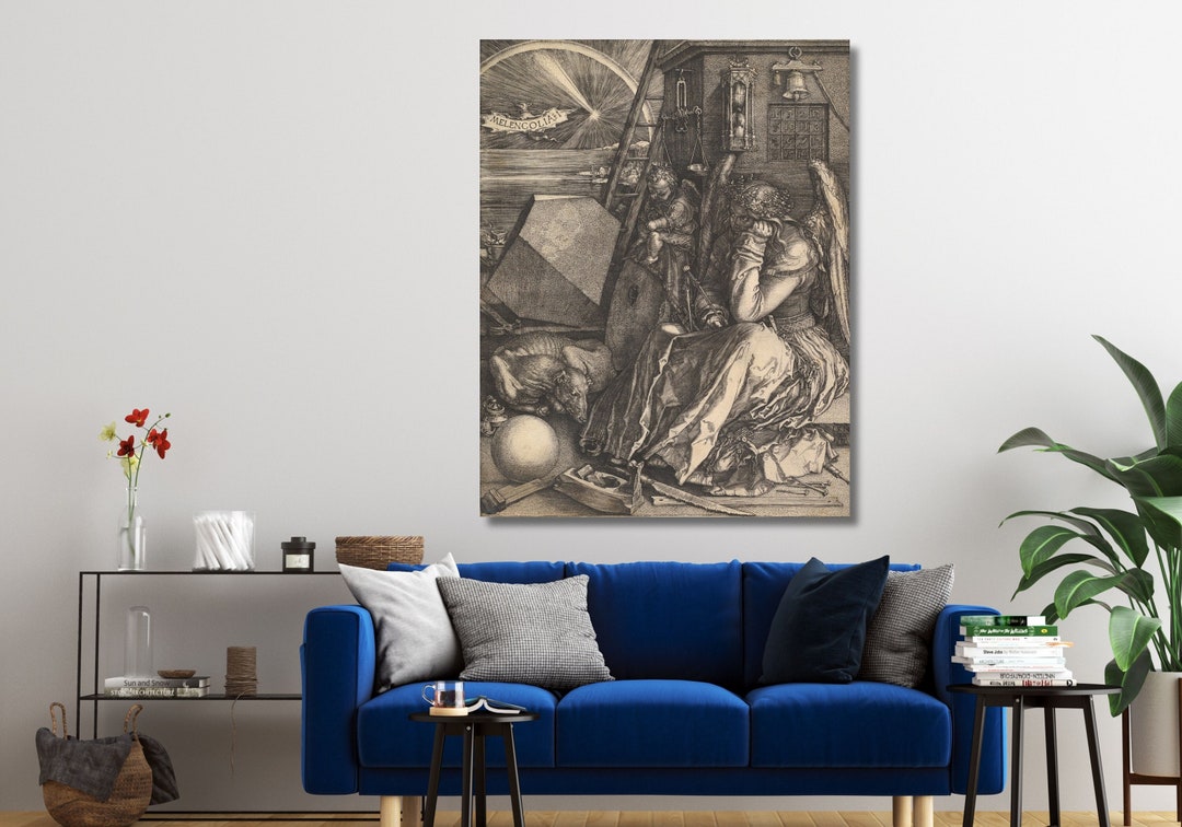Albrecht Durer Melancholia (melancolia) Print Poster Canvas, Albrecht ...