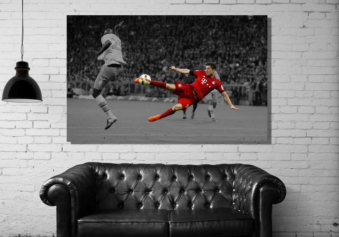 Robert Lewandowski,robert Lewandowski Canvas Wall Art, Lewandowski ...