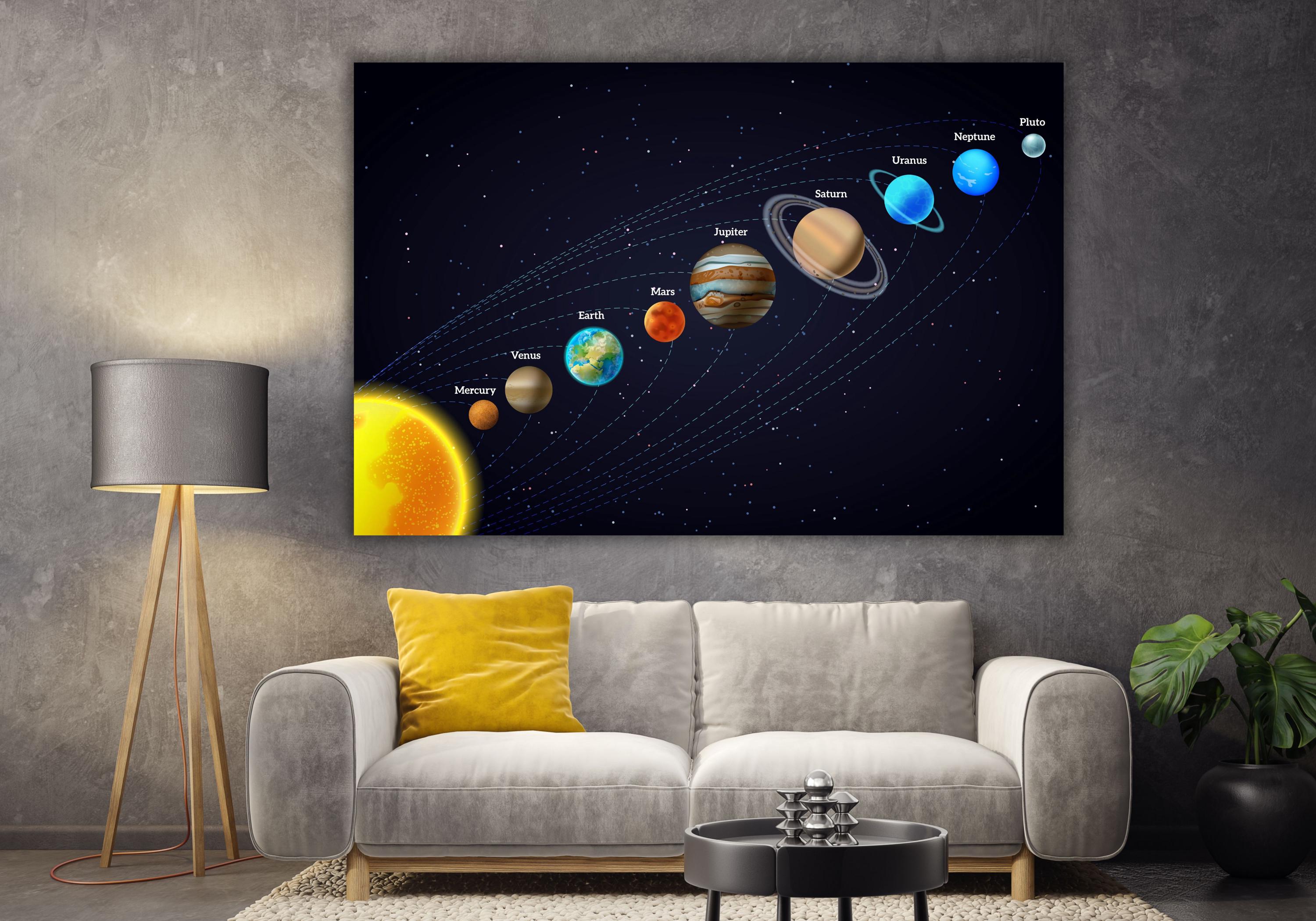 Visit the Scenic Solar System Canvas Print, Planets Poster Art Print ...